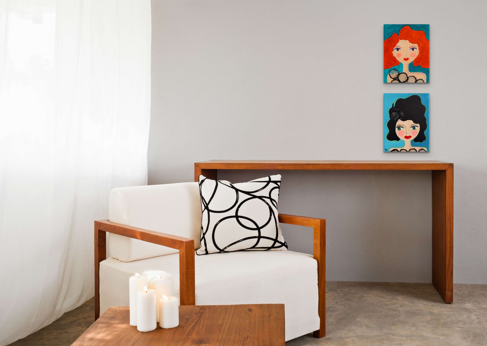 Bernadette - Original Mixed Media on Canvas – Bridget Edwards Studio