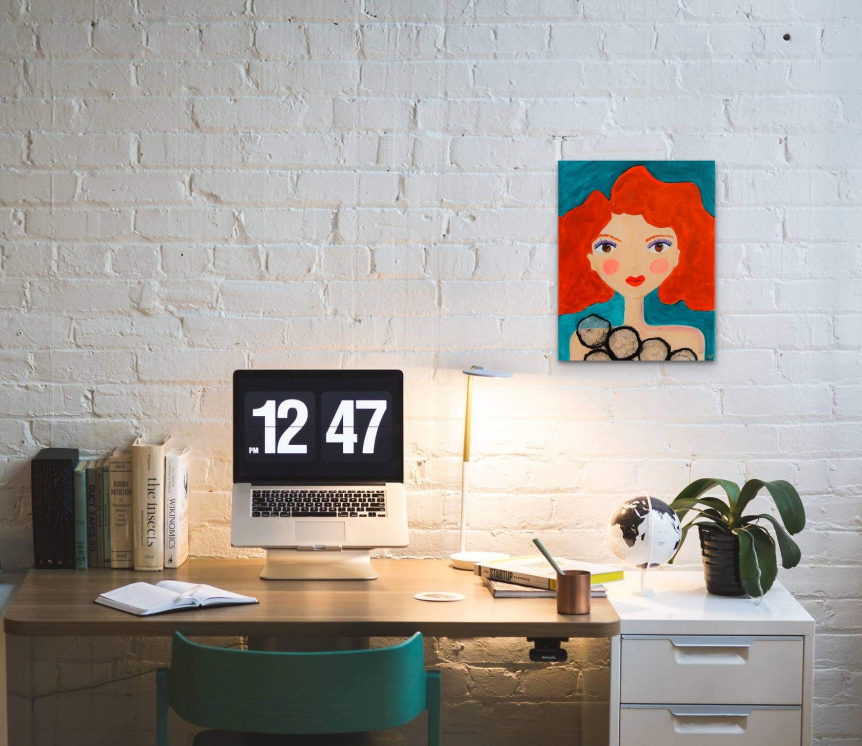 Bernadette - Original Mixed Media on Canvas – Bridget Edwards Studio