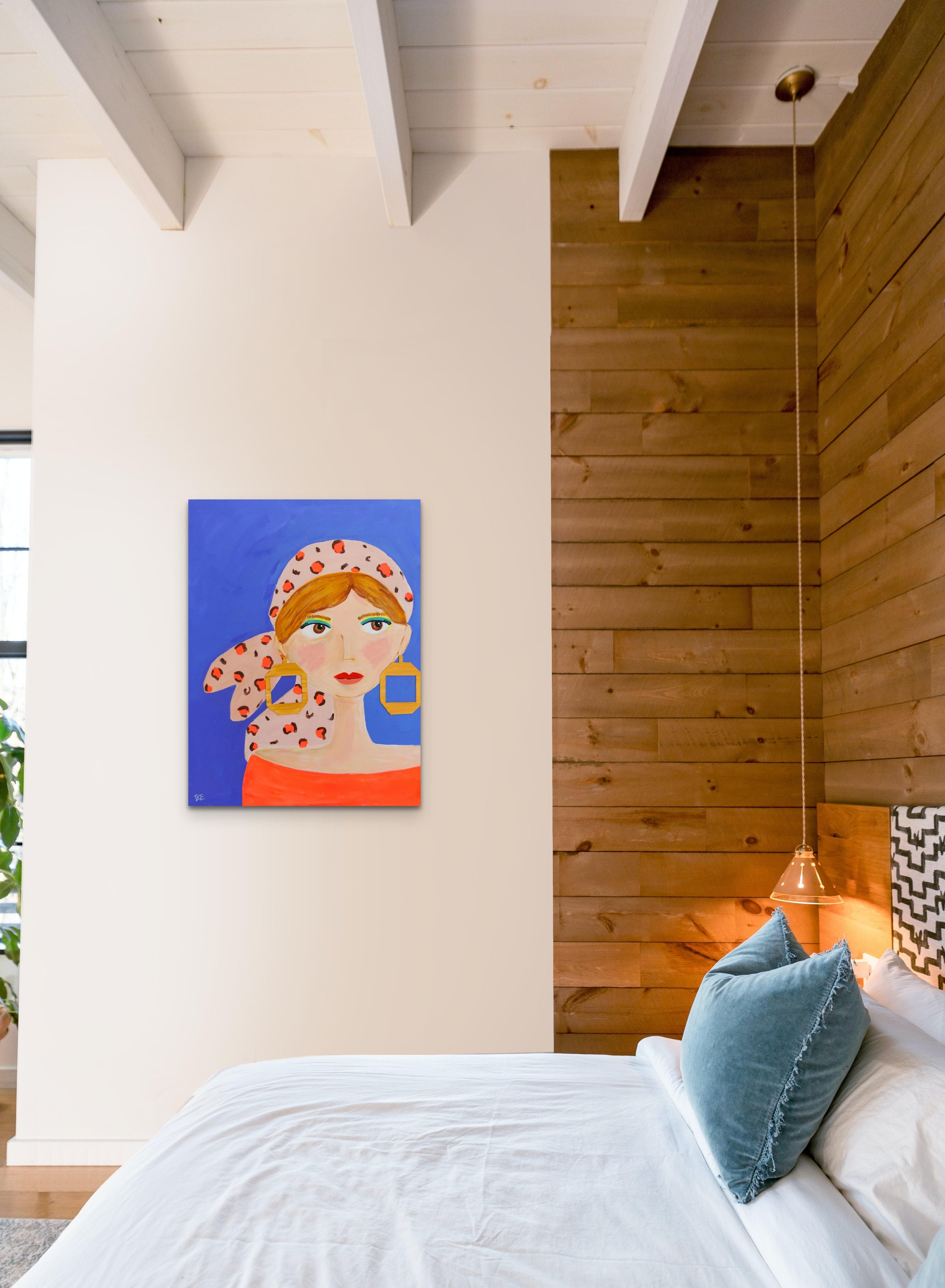 Cécile - Original Mixed Media on Canvas 18x24" – Bridget Edwards Studio